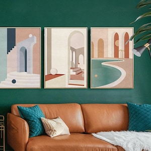 Printable Abstract Architecture Wall DecorDigital Download | Etsy