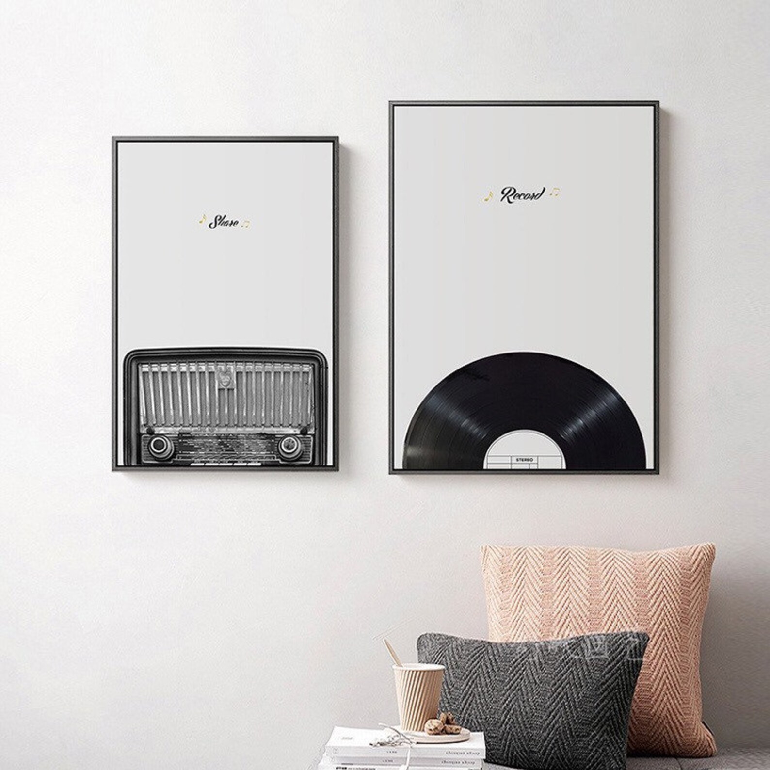 Black and White Music Wall Decor, Digital Print, Musician Decor, Music ...