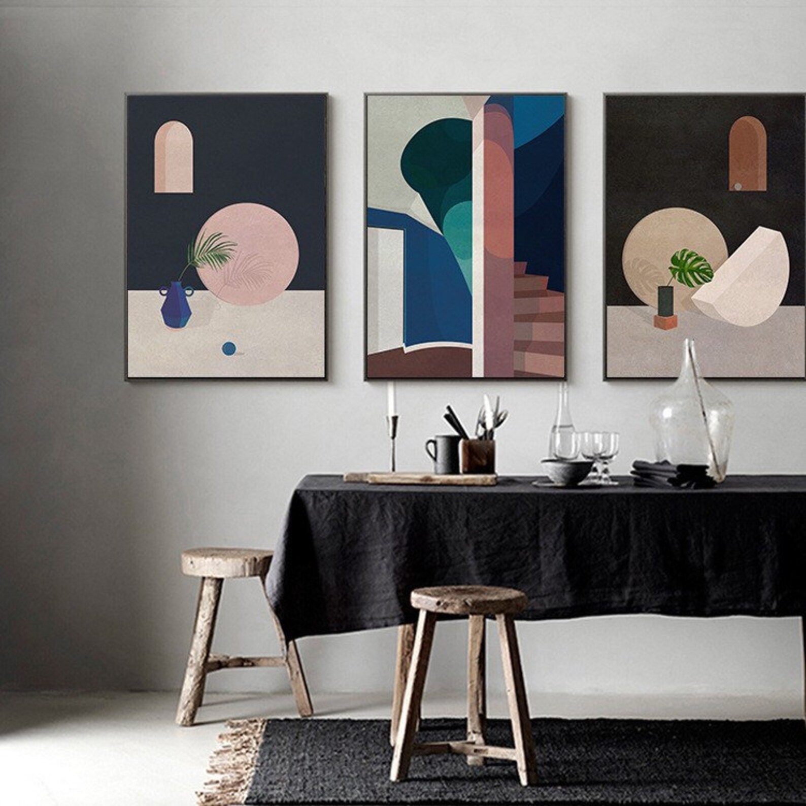 Printable Abstract Architecture Wall DecorDigital Download | Etsy