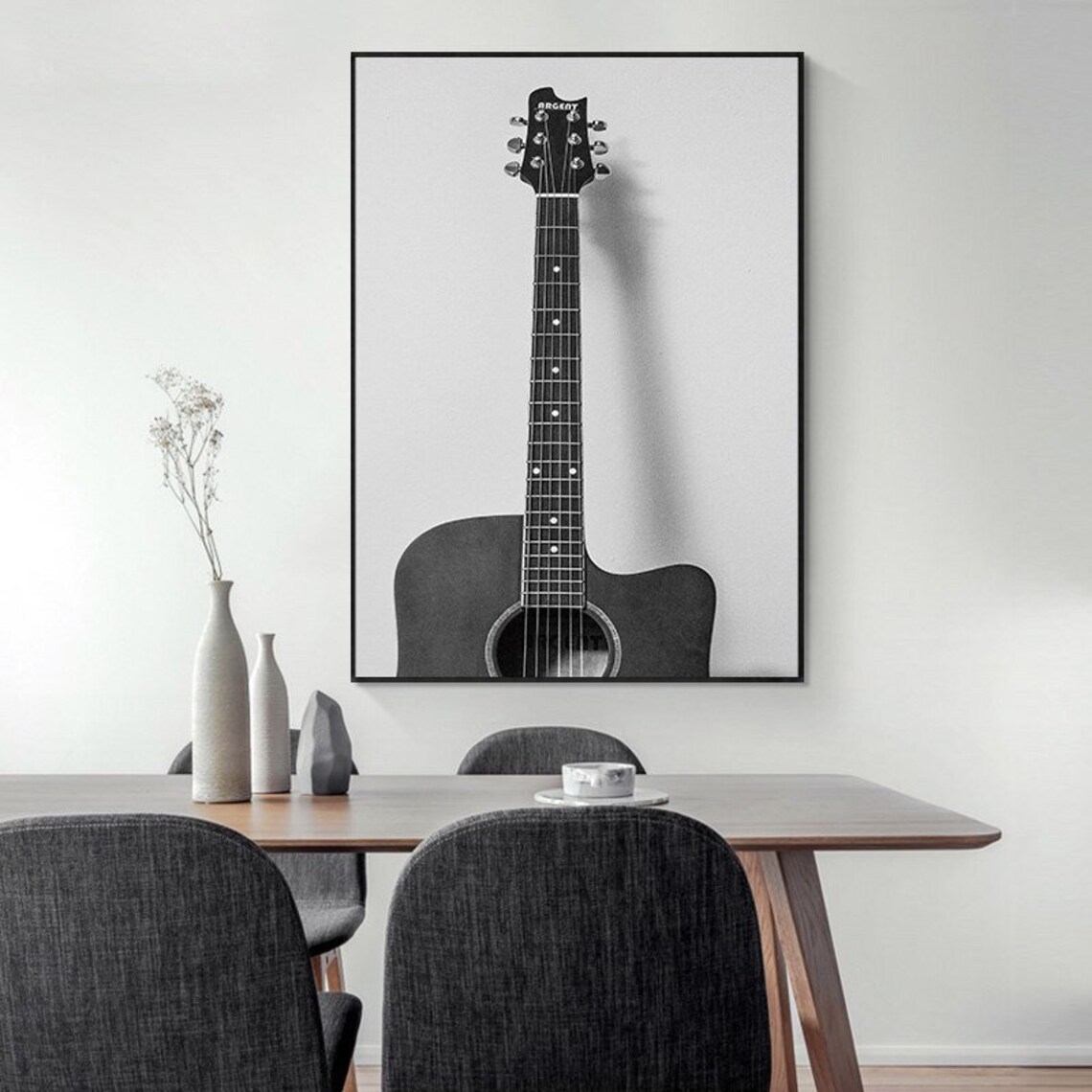 Black and White Music Wall Decor Digital Print Musician | Etsy