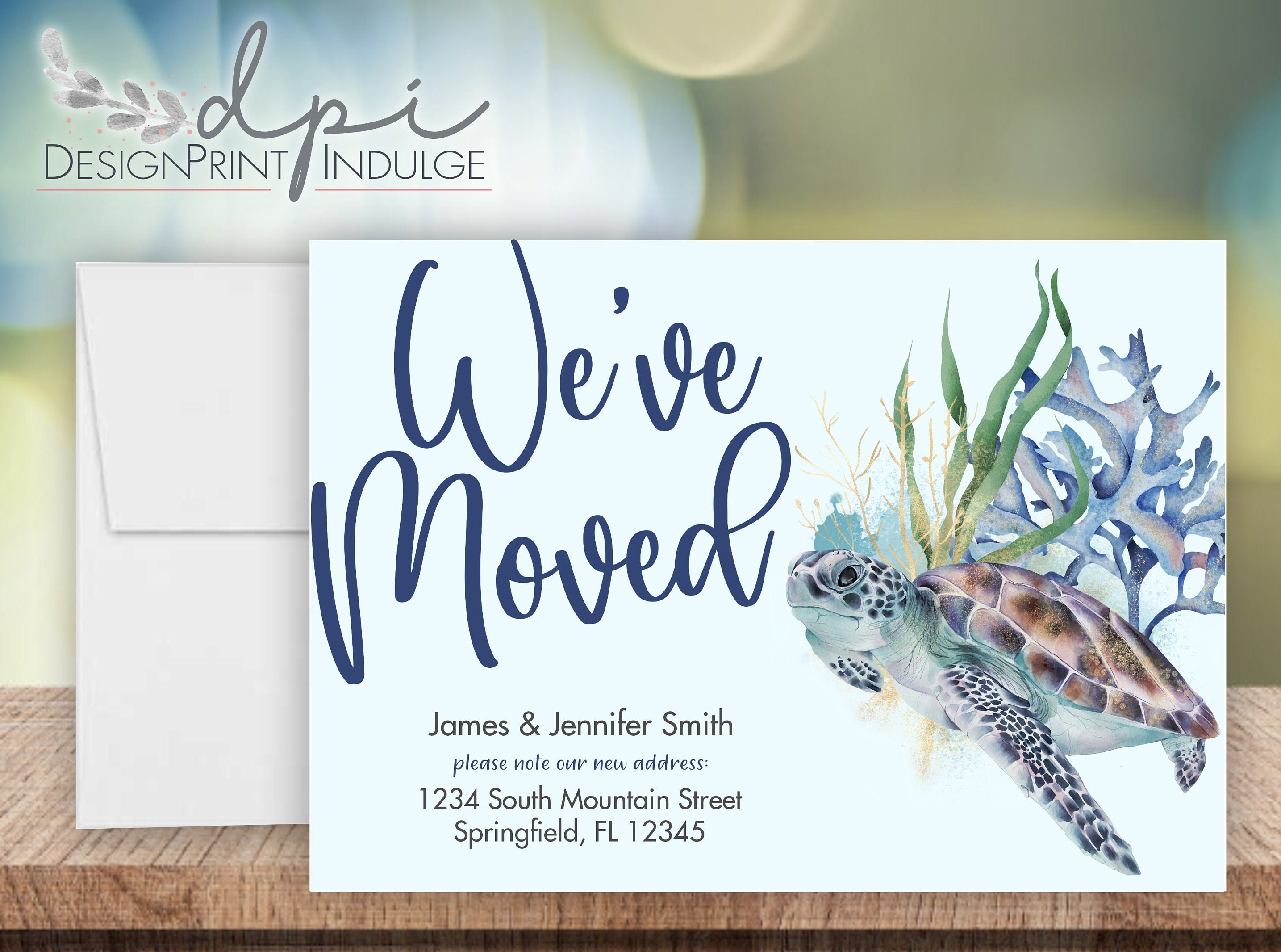 New Address Moving Announcement Cards Personalized Moving - Etsy