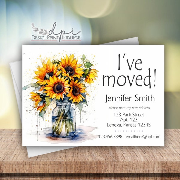 I've Moved Cards and Envelopes - Etsy