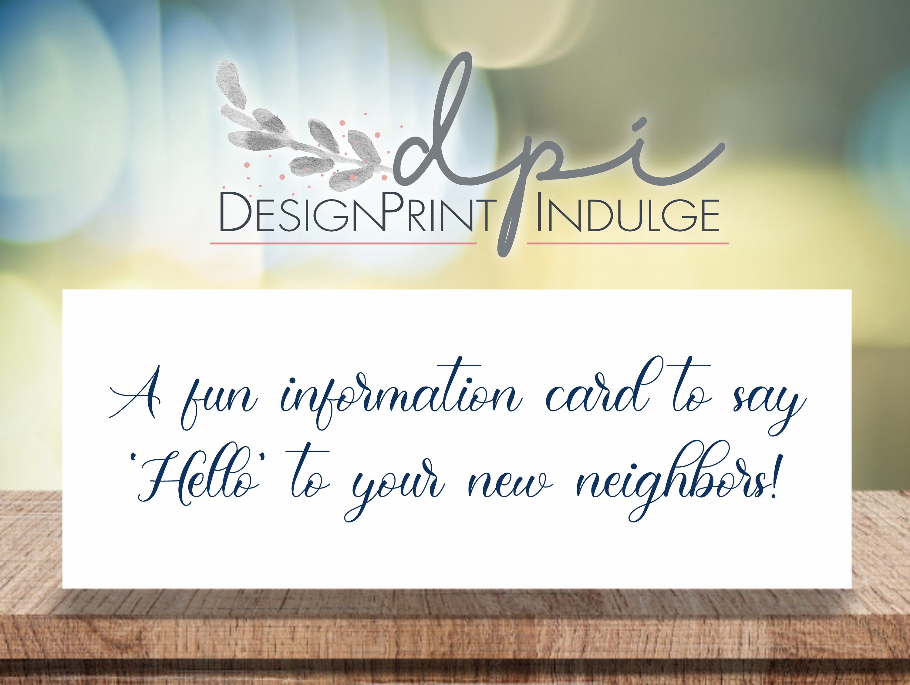 Hello New to the Neighborhood Cards New to the Neighborhood - Etsy