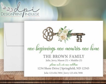 Personalized New Address Moving Announcement Cards Change of - Etsy
