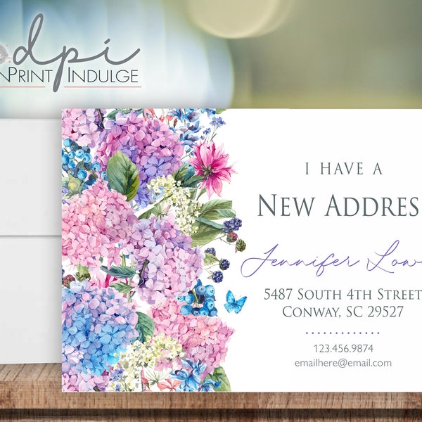 New Address Card - Etsy