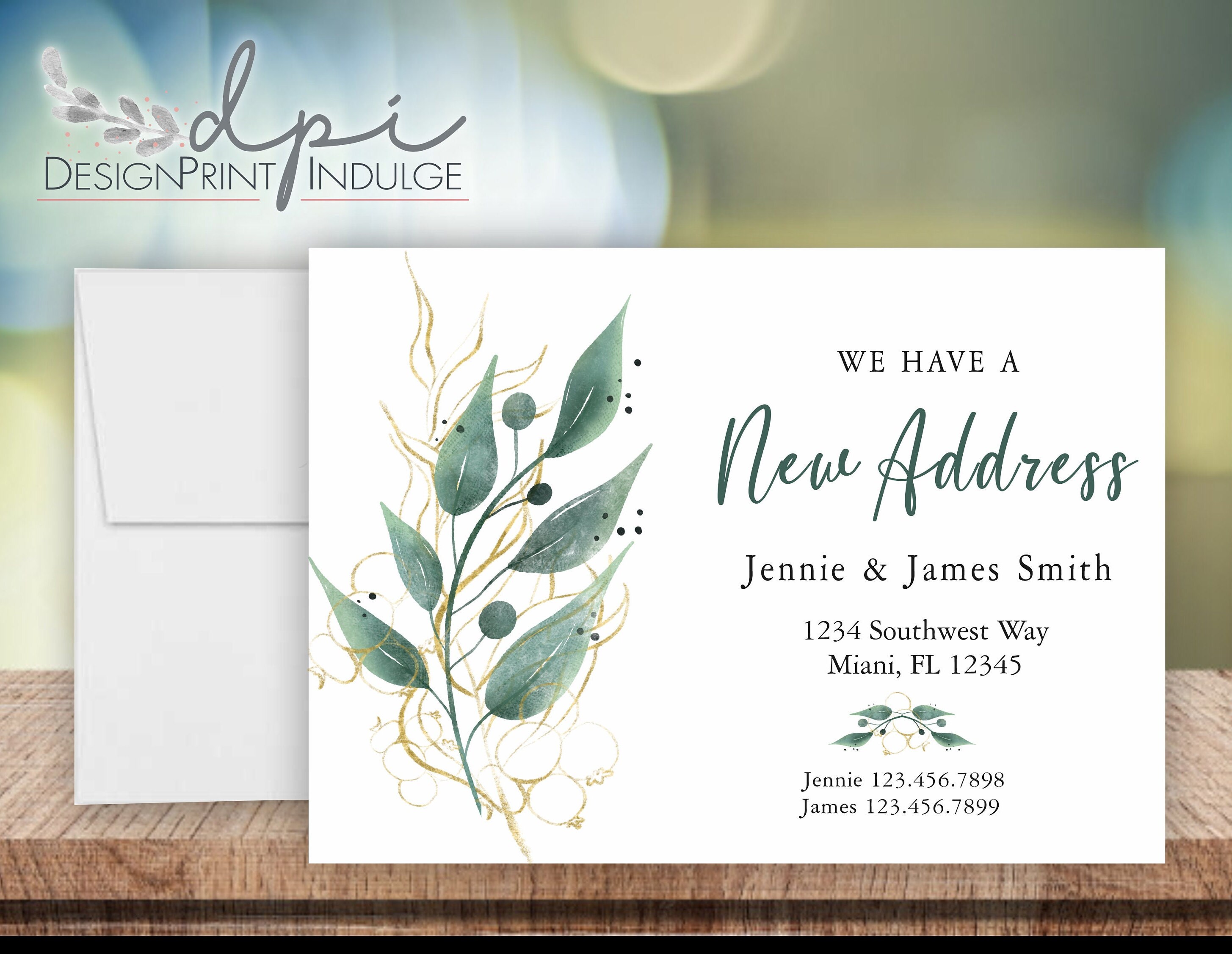 Personalized New Address Moving Announcement Cards Change of - Etsy