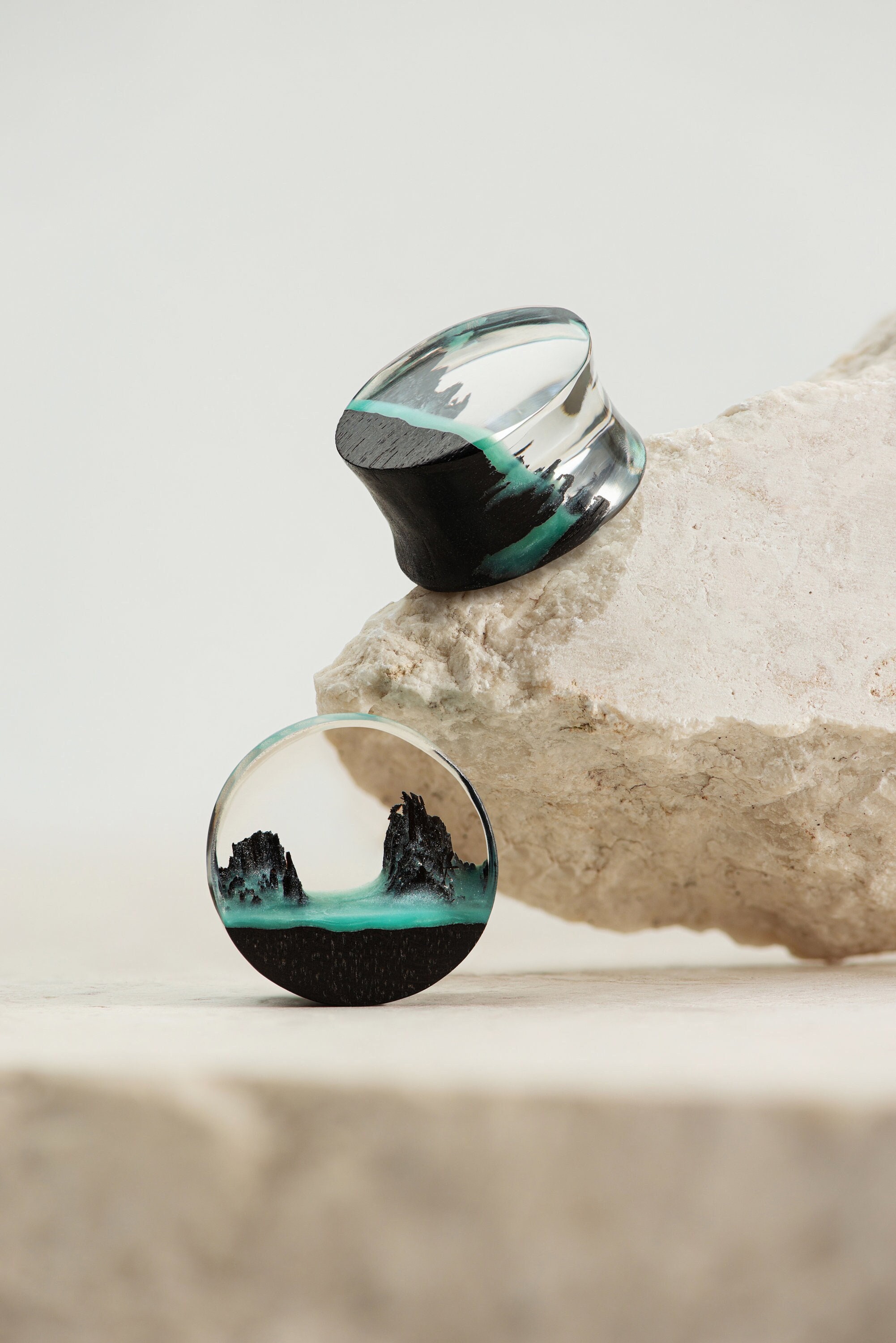 Plugs Made of Wood and Resin. Custom Plugs, Wood Resin Plugs, Gauges ...