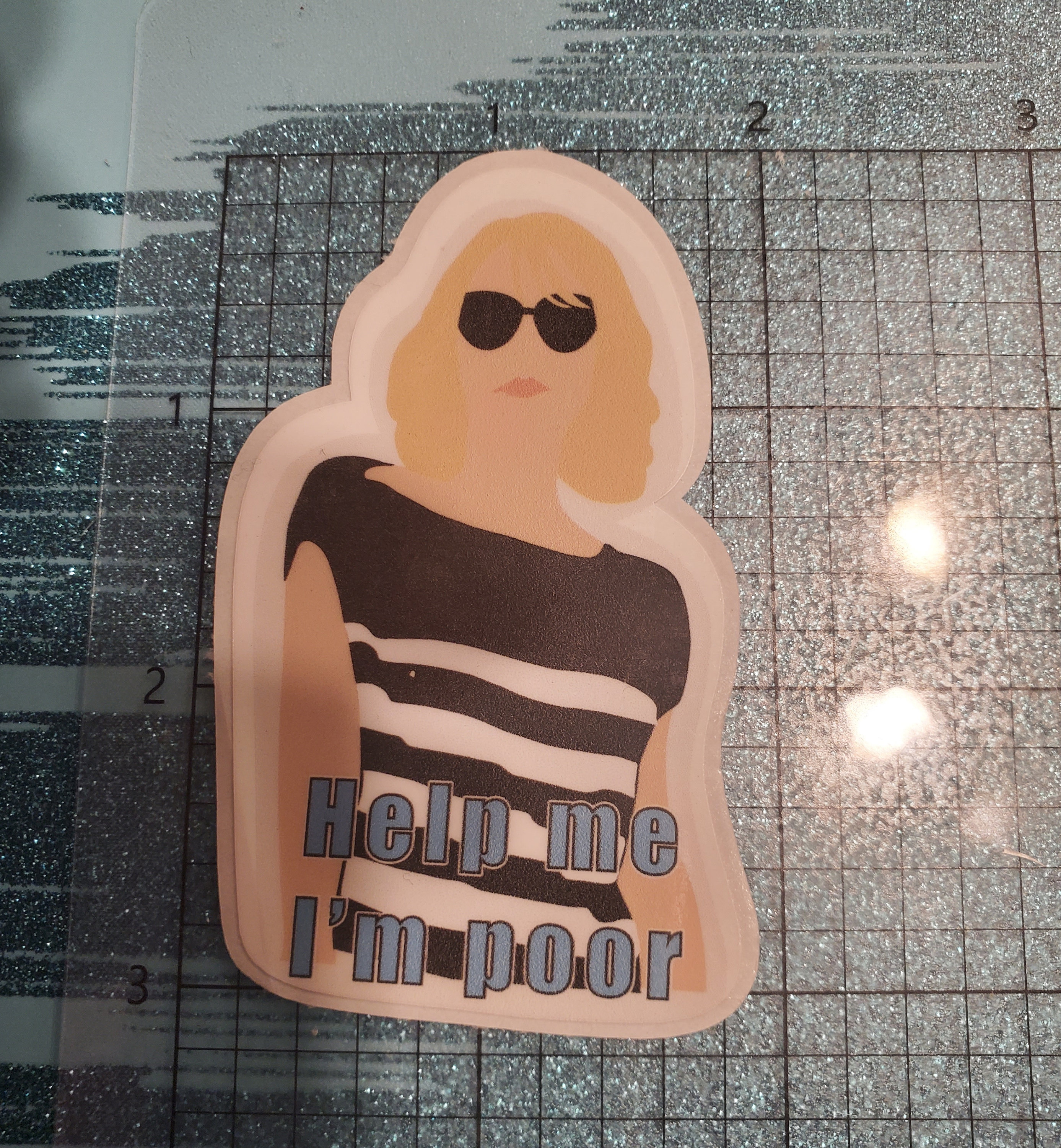 Help Me Im Poor Sticker | Etsy