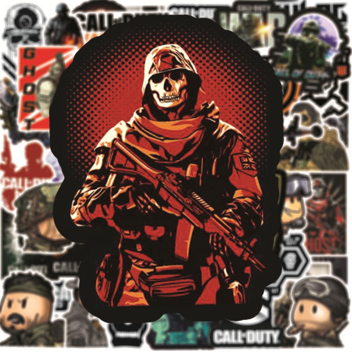 Pack of 25 or 50 Vinyl Call of Duty Stickers Die Cut Decal | Etsy