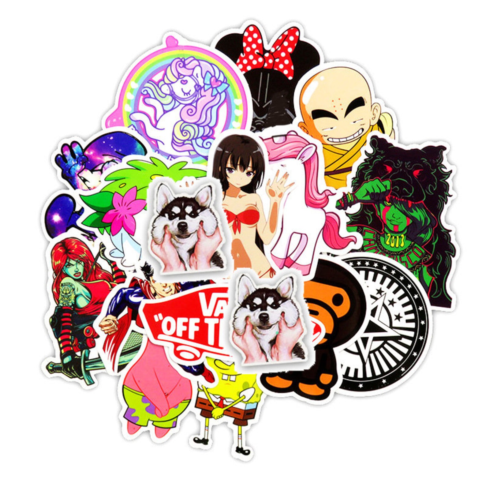 25/50/100 Vinyl Graffiti Sticker Pack Die Cut Decal Set | Etsy