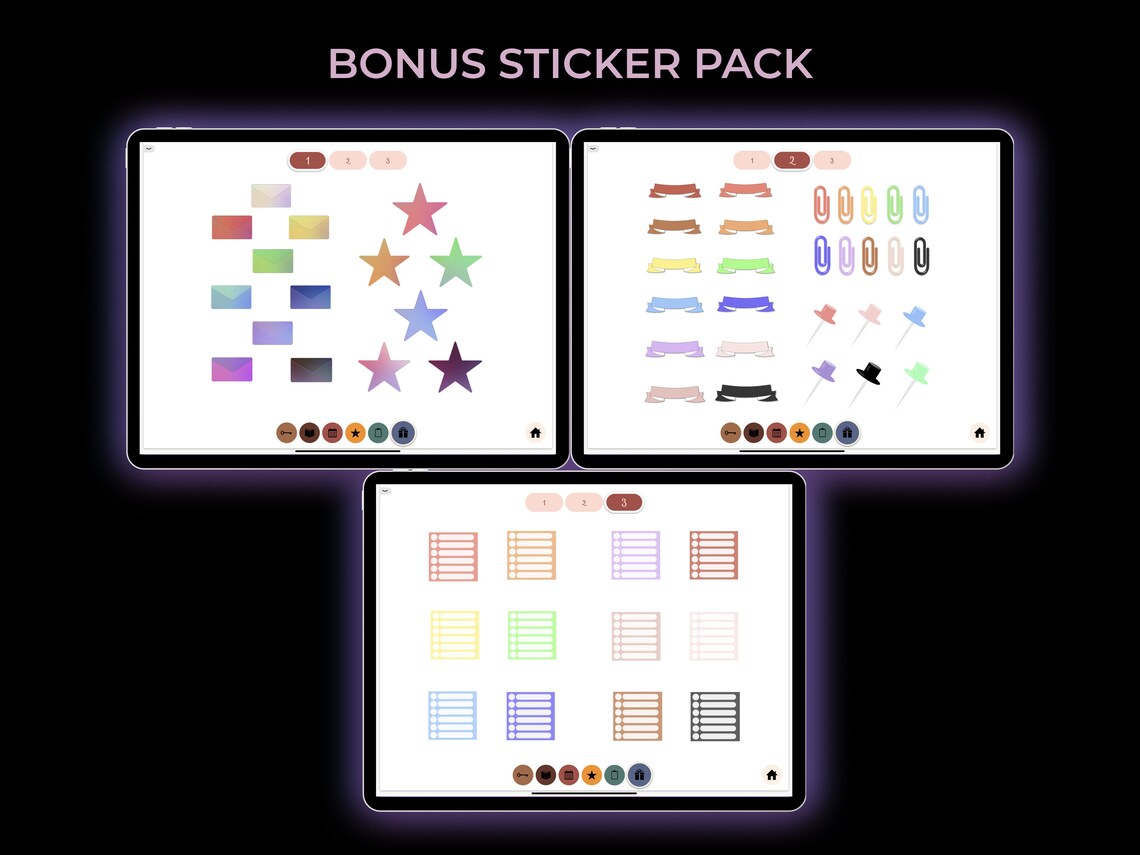 Digital Stickers, Language Learning Planner, Boho Stickers, Goodnotes ...