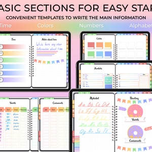 Language Learning Planner, Rainbow Planner, Study Notebook, Digital ...