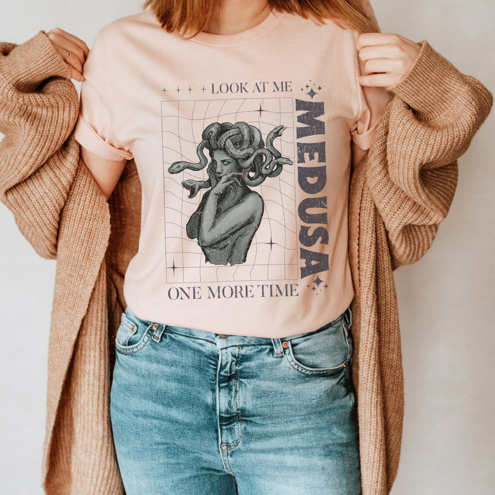 Medusa Shirt Greek Mythology T Shirt Light Academia Medusa - Etsy