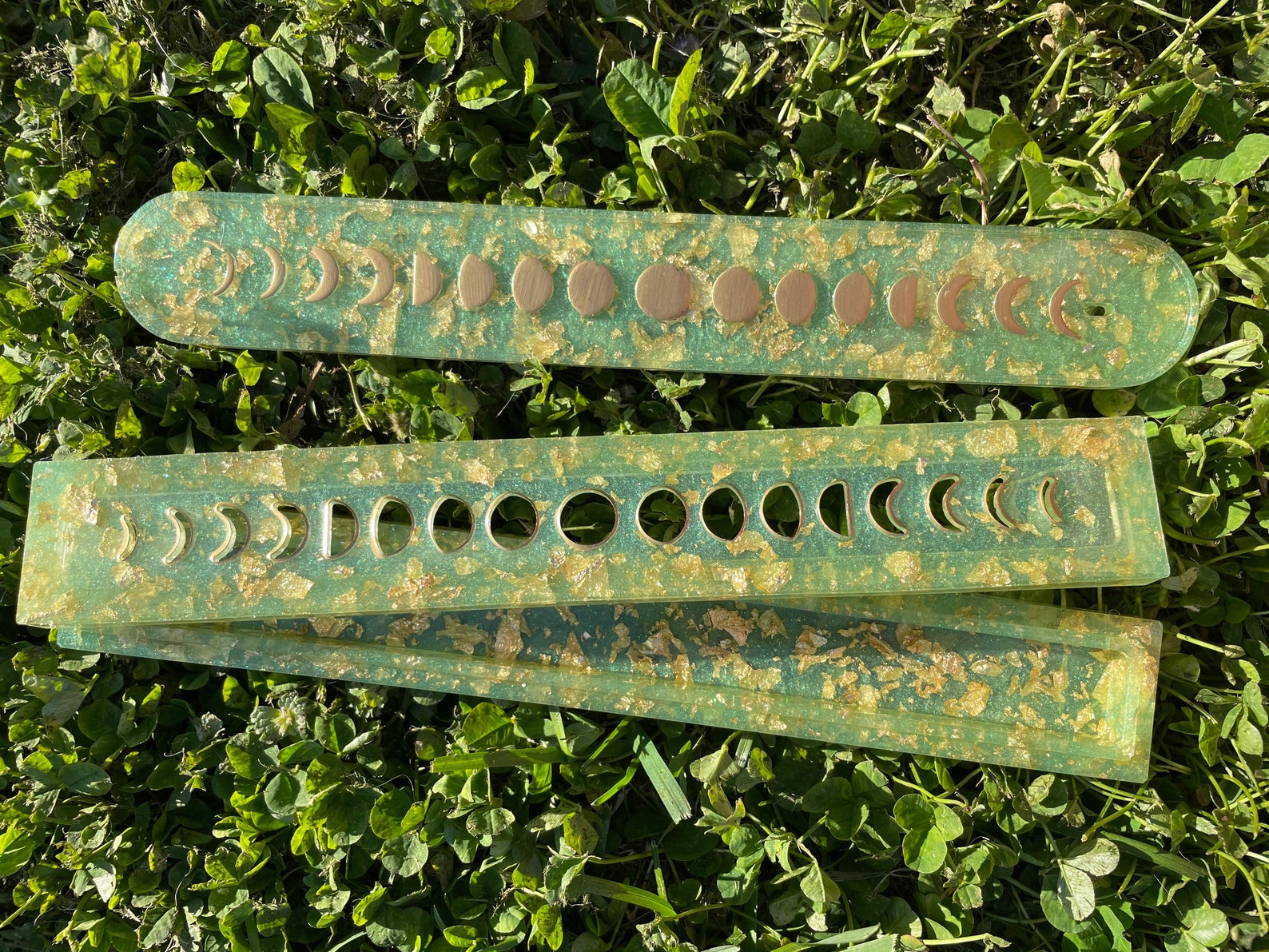 Handmade Resin Art Collection Green | Etsy