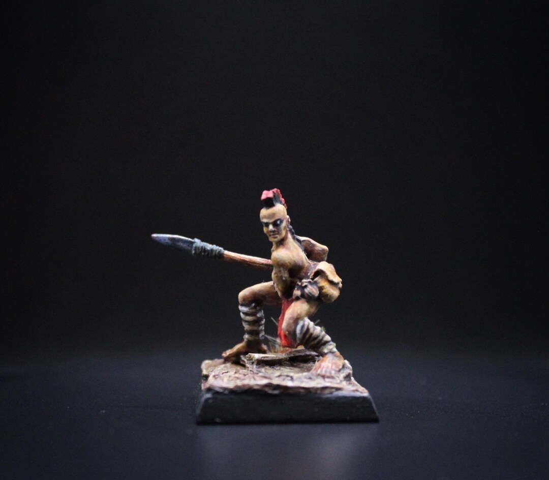 Native American Miniature | Roleplaying Character | Painted Miniature ...