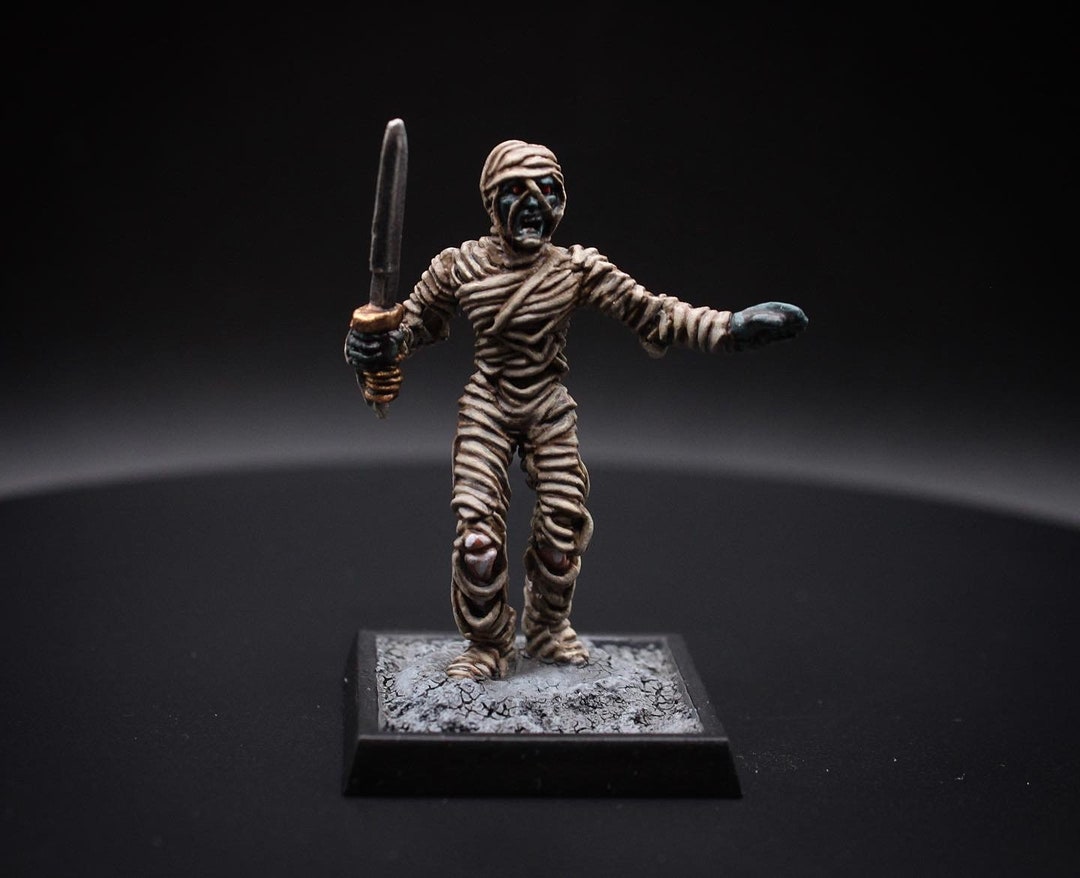Mummy Miniature Dungeons and Dragons Miniature Painted - Etsy