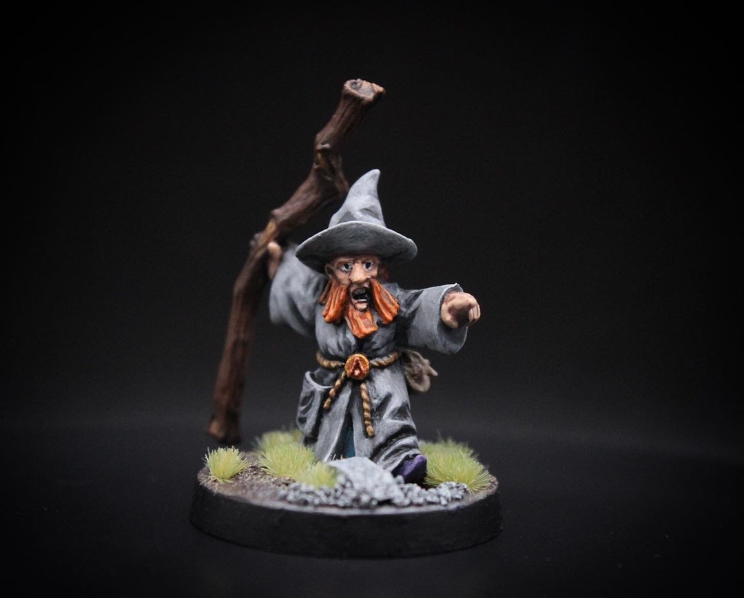 Painted Dwarf Wizard / Fantasy Miniature / Roleplaying Miniature ...