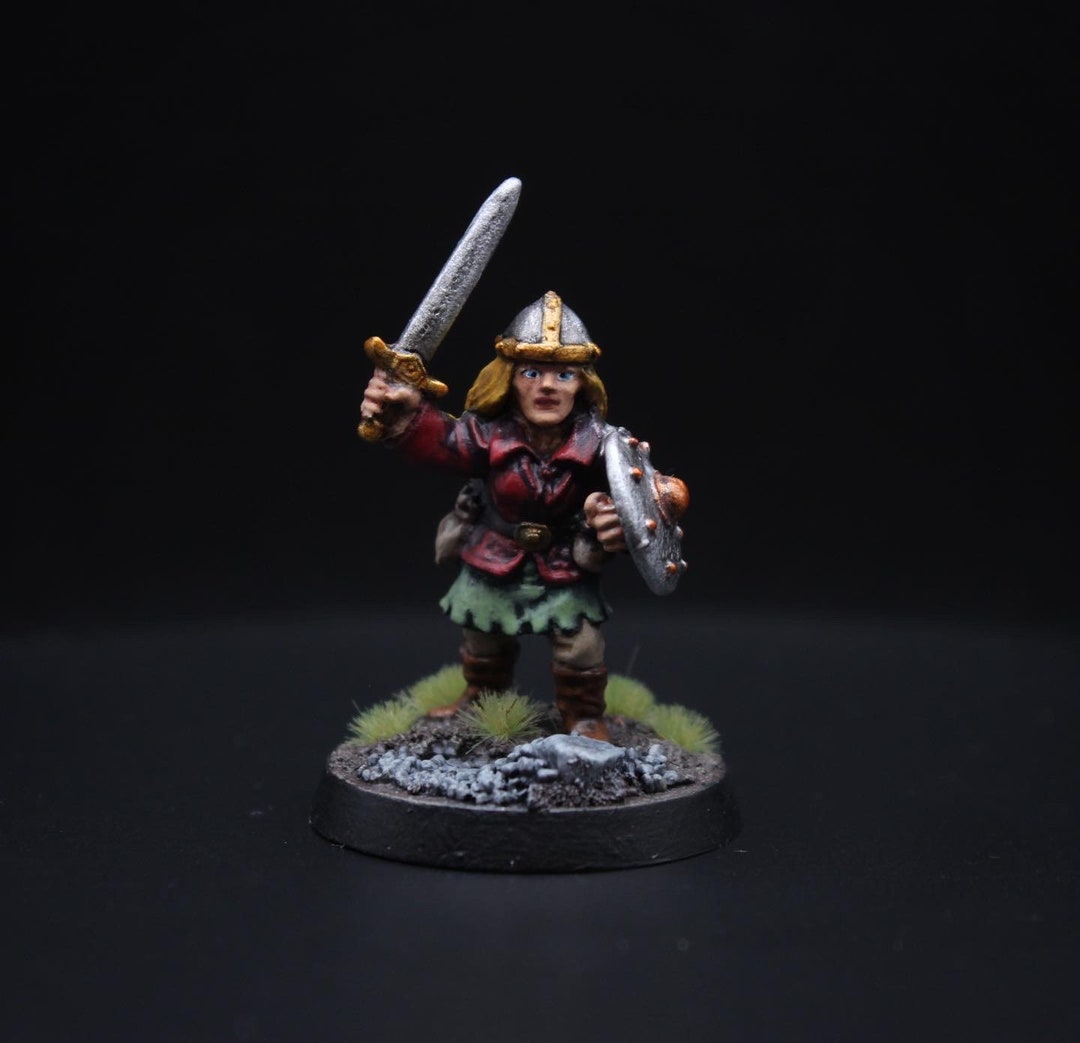 Female Dwarf / Warrior / Dwarf Fighter / Painted Miniature / Fantasy ...