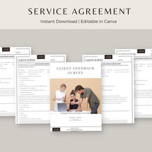 Interior Design Client Feedback Template | End of Project Satisfaction ...