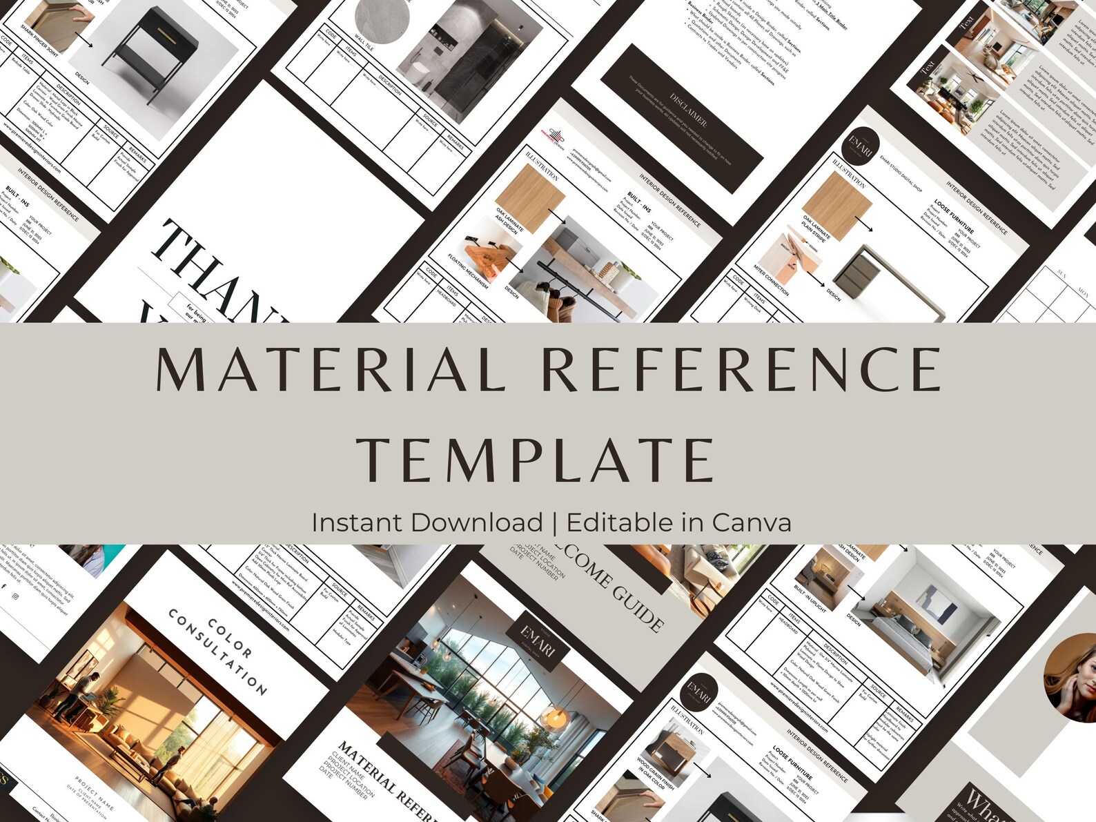 Finish Material Reference Template Schedule Specification Interior ...