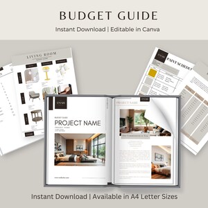 Interior Design Budget Sheet Template | Budget Spreadsheet for Interior ...