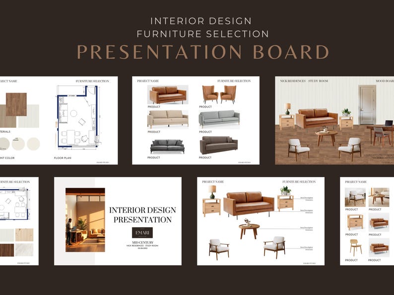 Interior Design Furniture Presentation Project Proposal Furniture ...