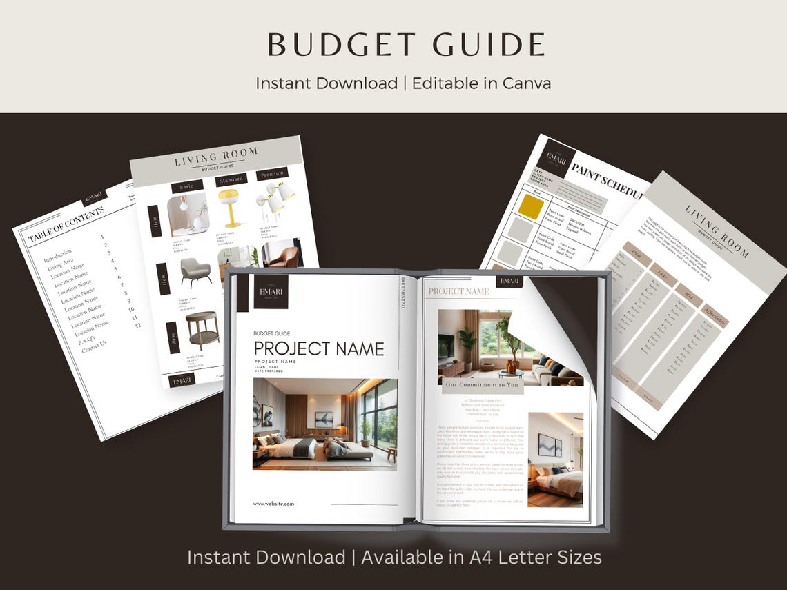 Interior Design Budget Sheet Template Budget Spreadsheet for Interior ...