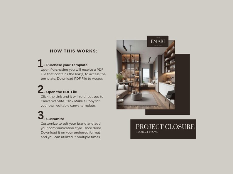 Interior Design Handover Book | Editable Offboarding Guide - Etsy