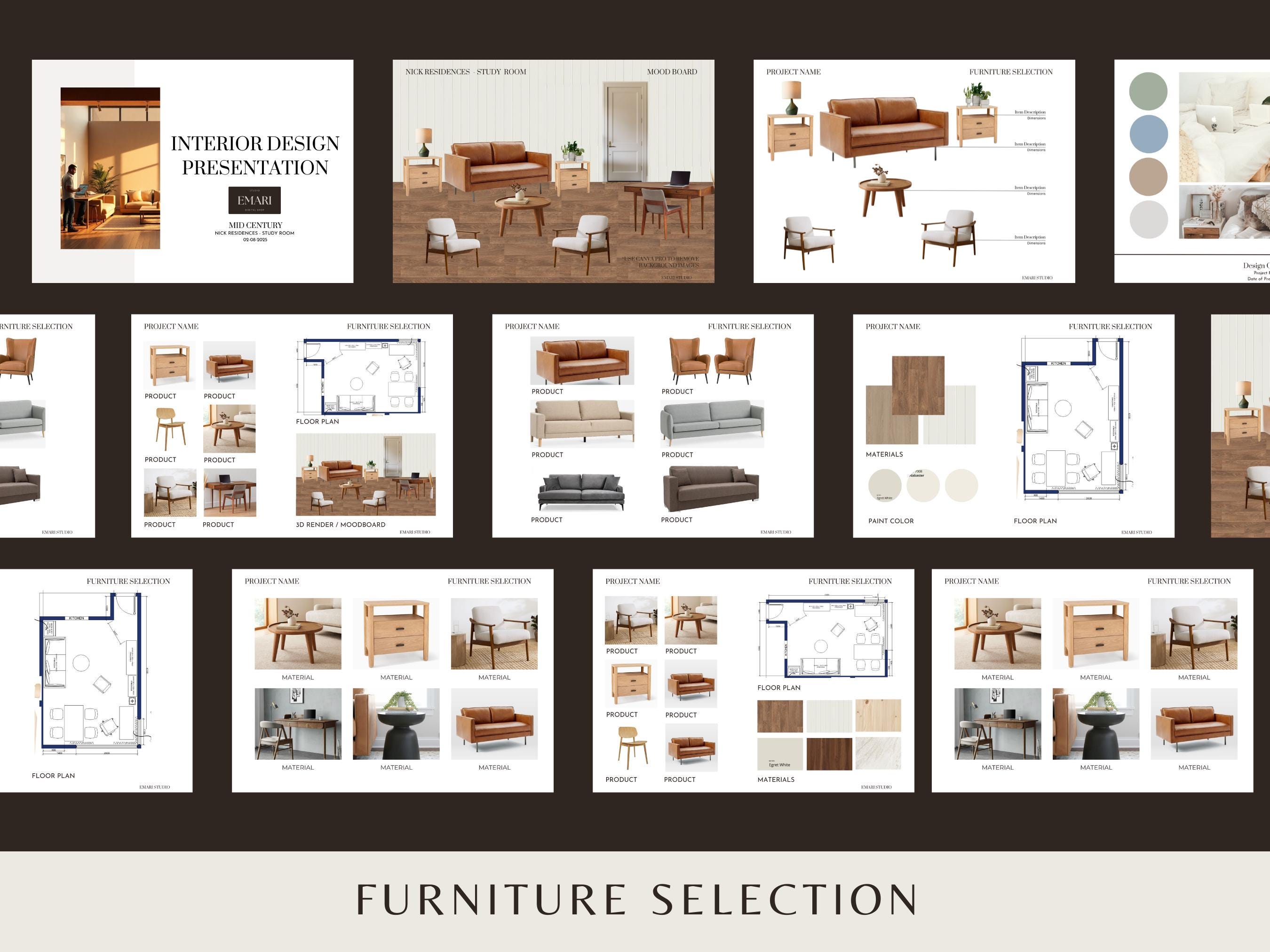 Interior Design Furniture Presentation Project Proposal Furniture ...