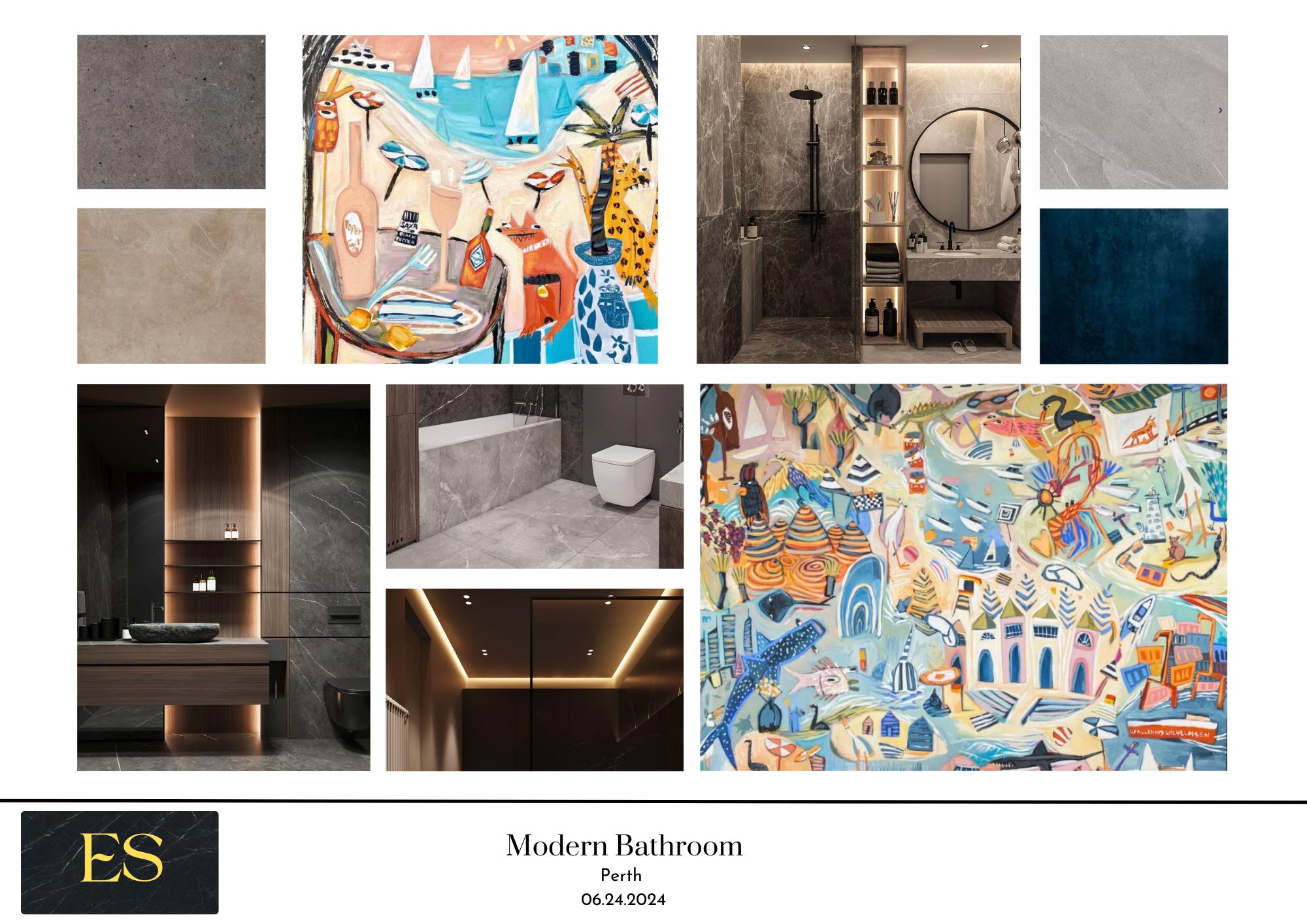 Interior Design Moodboard | Mood Board Templates Canva | Aesthetic ...