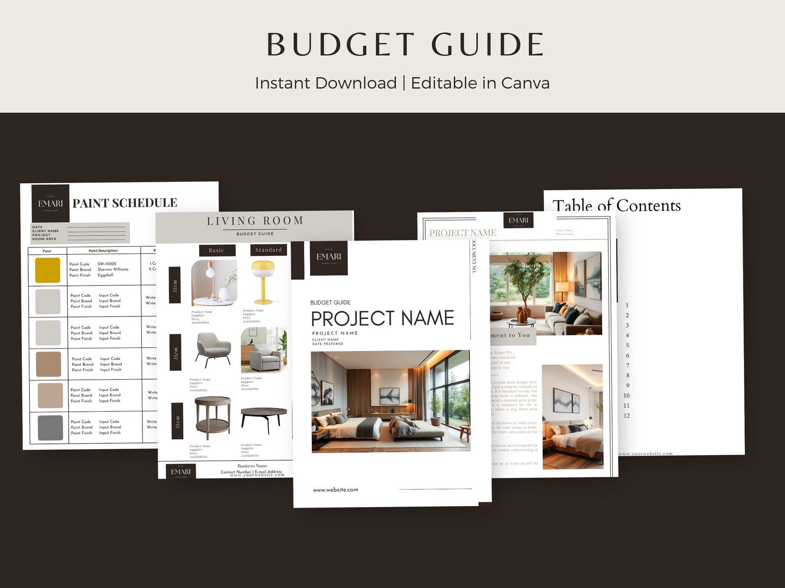Interior Design Budget Sheet Template Budget Spreadsheet for Interior ...