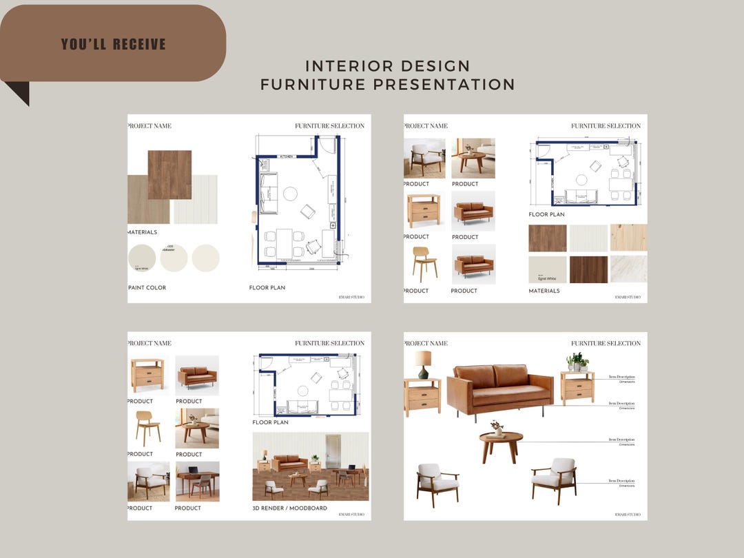 Interior Design Furniture Presentation Project Proposal Furniture ...