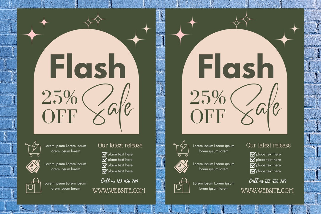 Printable Shop Sale Flyerchildcare Flyer QR Code Daycare - Etsy