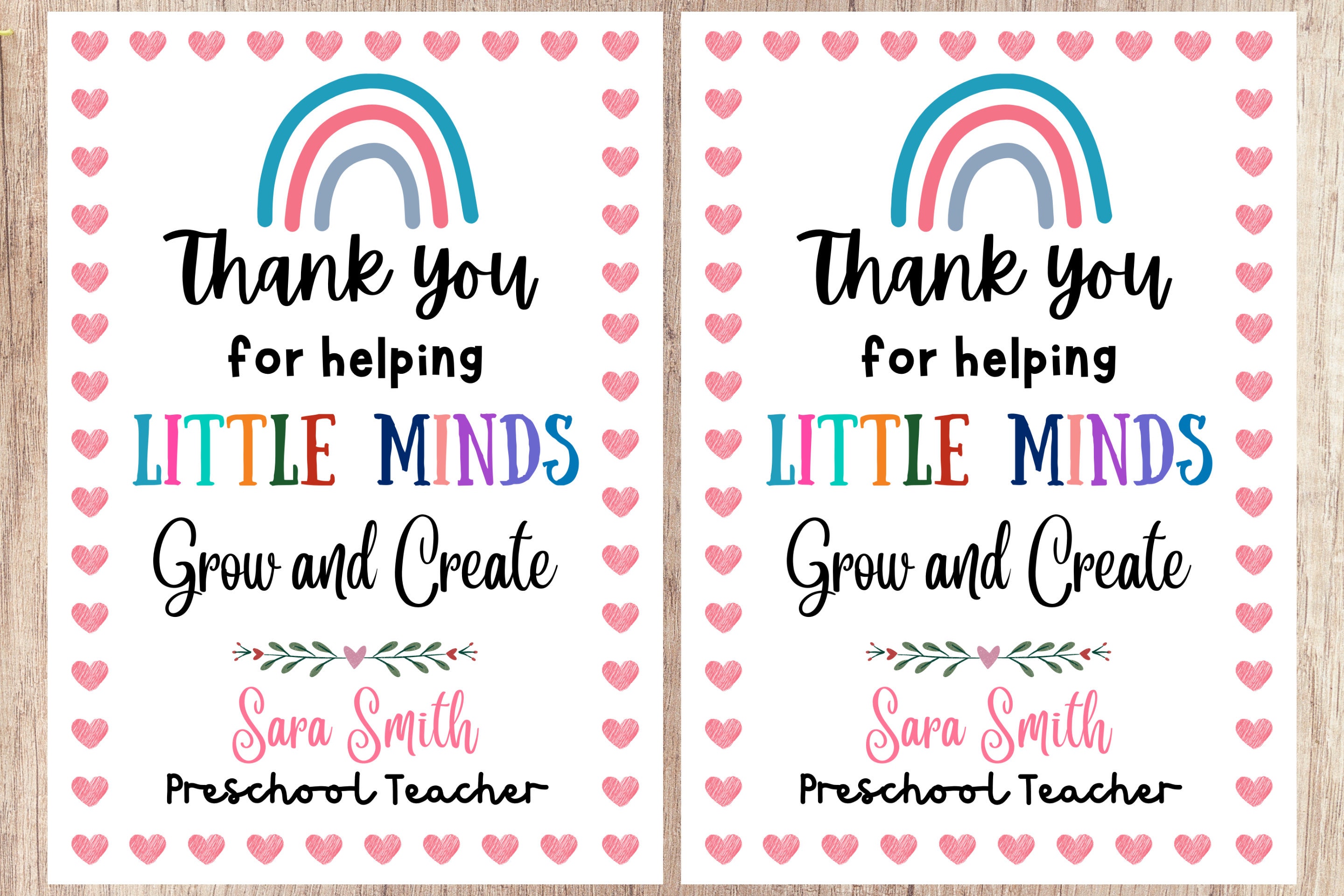 Teacher Appreciation Flyer Template| QR Code|childcare Flyer |A4 Size ...