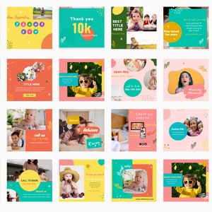 Childcare Instagram Flyer|facebook Posts| Canva| Diy|marketing| Daycare ...