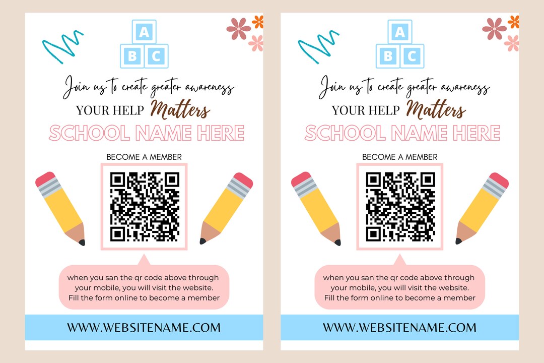 Childcare Flyer QR Code Daycare Flyer A4 Size Family Day Care Printable ...