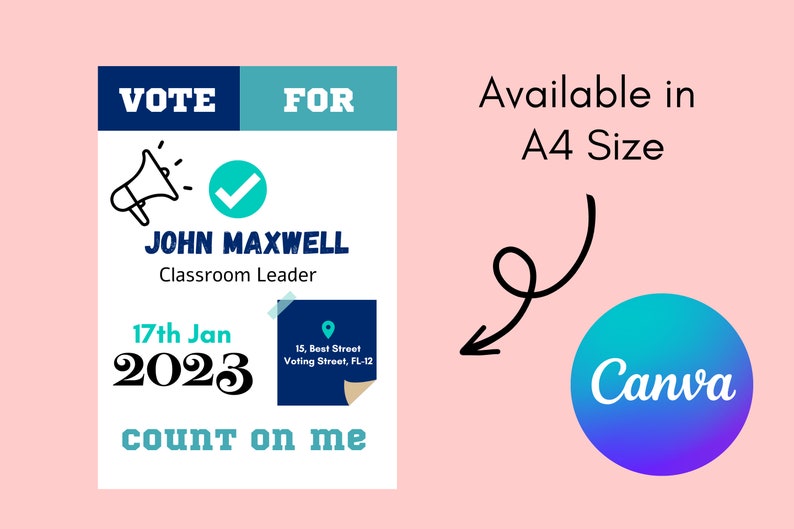 Childcare Voting Flyer Template | QR Code| Daycare Flyer | A4 Size ...