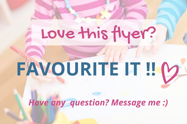 Teacher Appreciation Flyer Template| QR Code|childcare Flyer |A4 Size ...