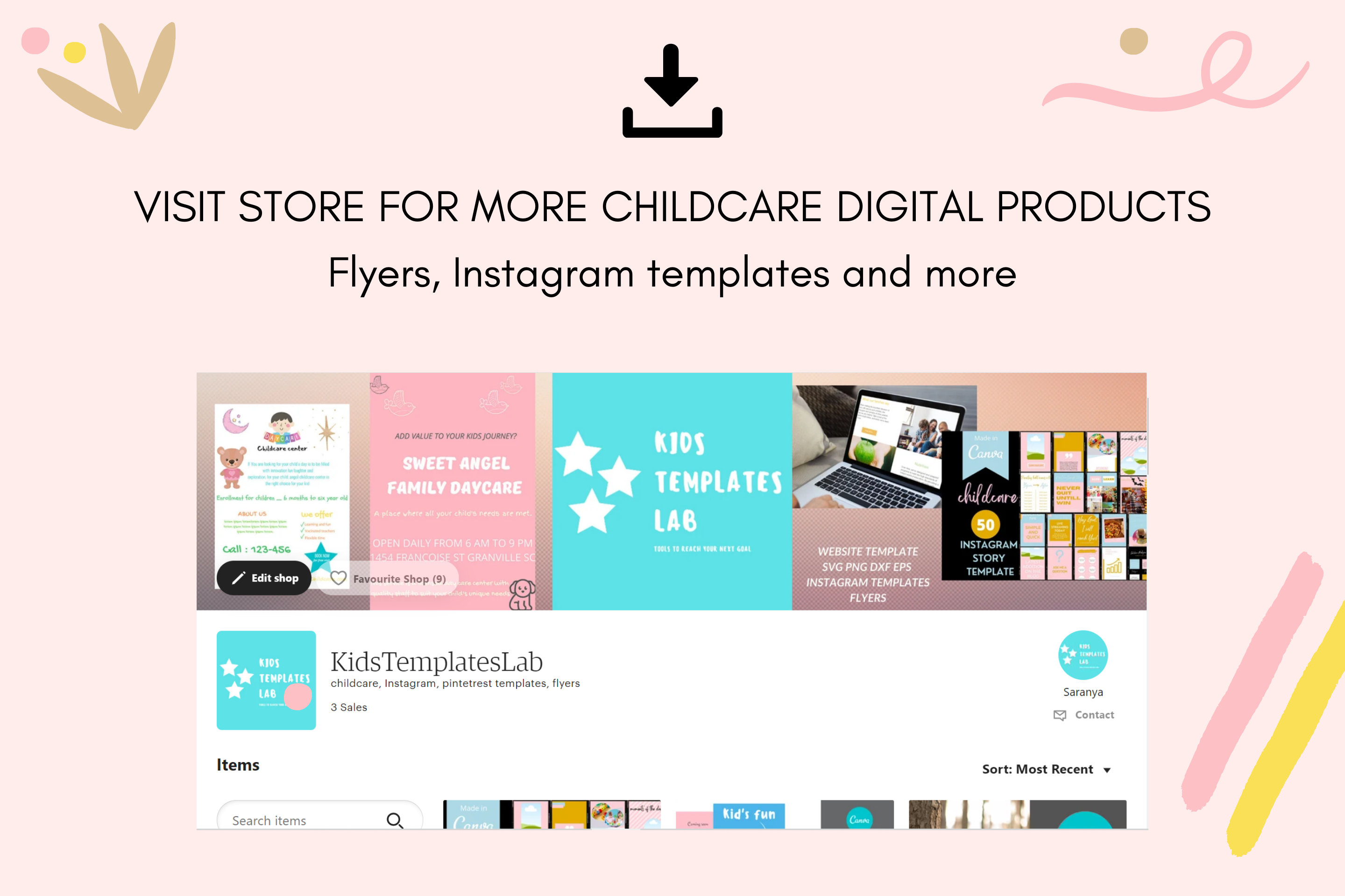 Childcare Summer Flyer| Teacher| Preschool| QR Code| Daycare Flyer |A4 ...