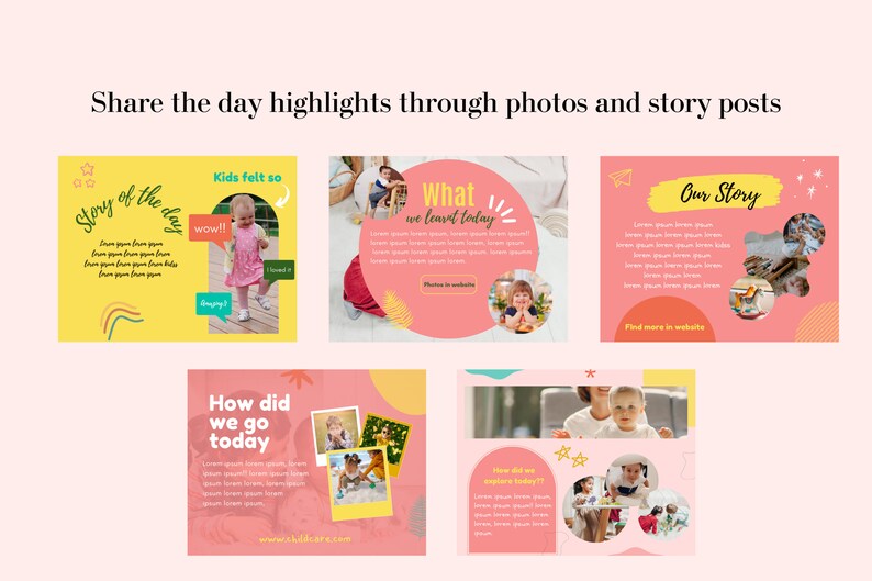 Childcare Instagram Flyer|facebook Posts| Canva| Diy|marketing| Daycare ...