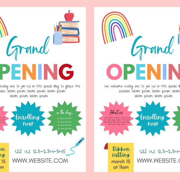 Daycare Openings Flyer - Etsy