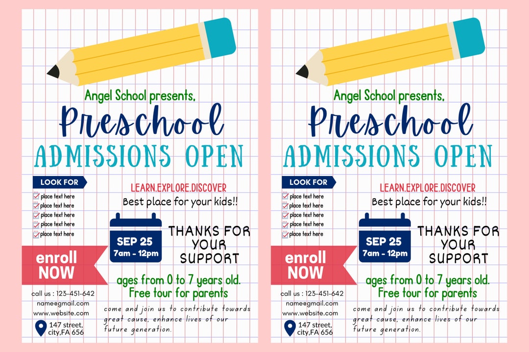 Childcare Flyer QR Code Daycare Flyer A4 Size Family Day Care Printable ...