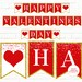 Valentines Day Banner Printable Instant Download Hearts Day - Etsy