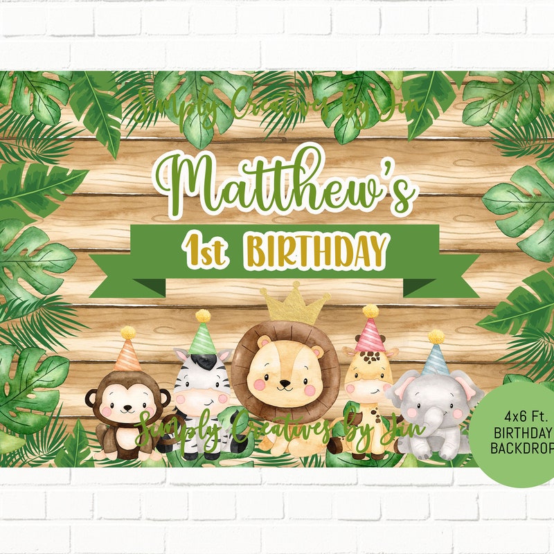 Safari Banner - Etsy