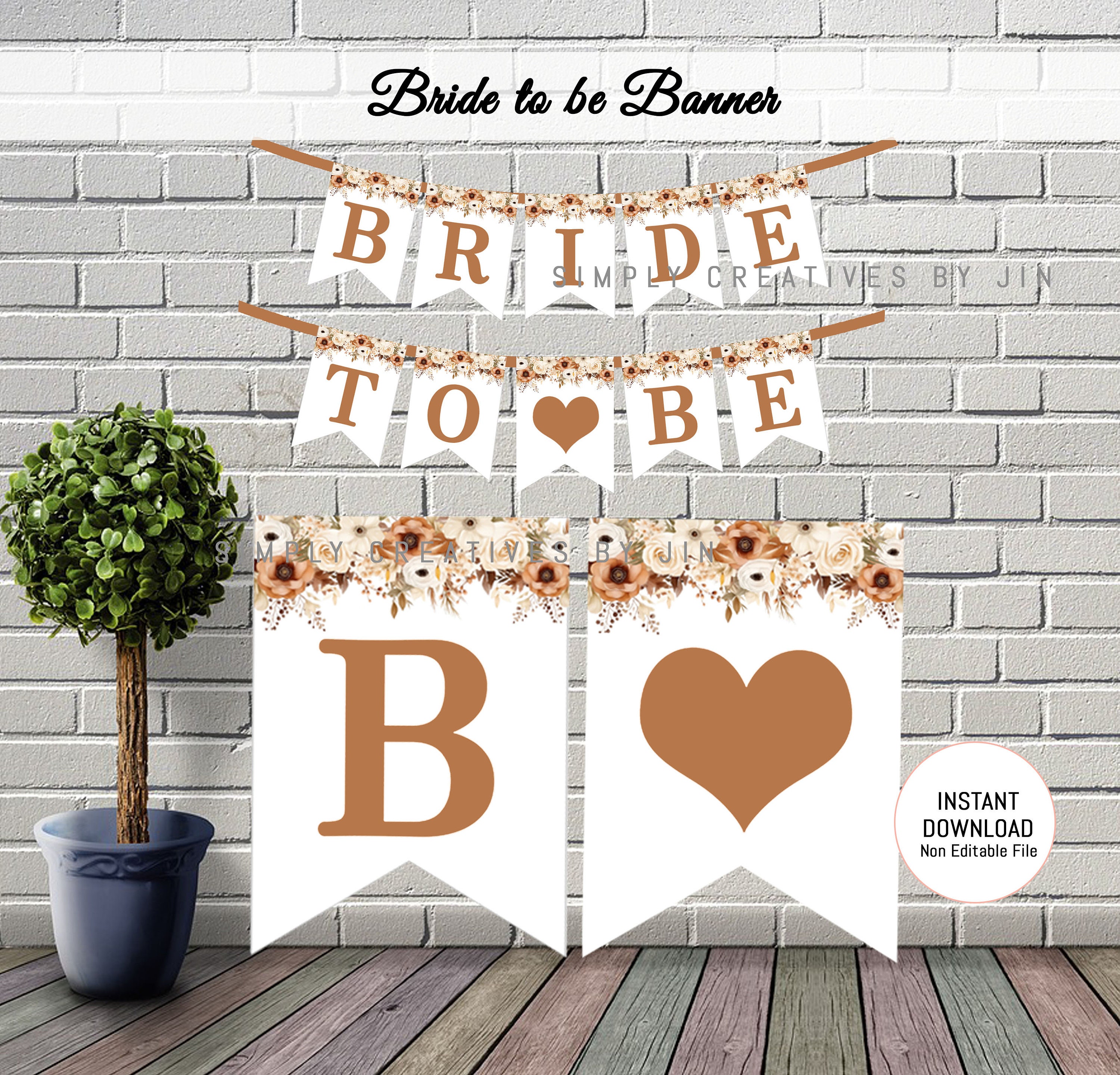 Bride to Be Banner Printable| Bride to Be Banner Instant Download ...