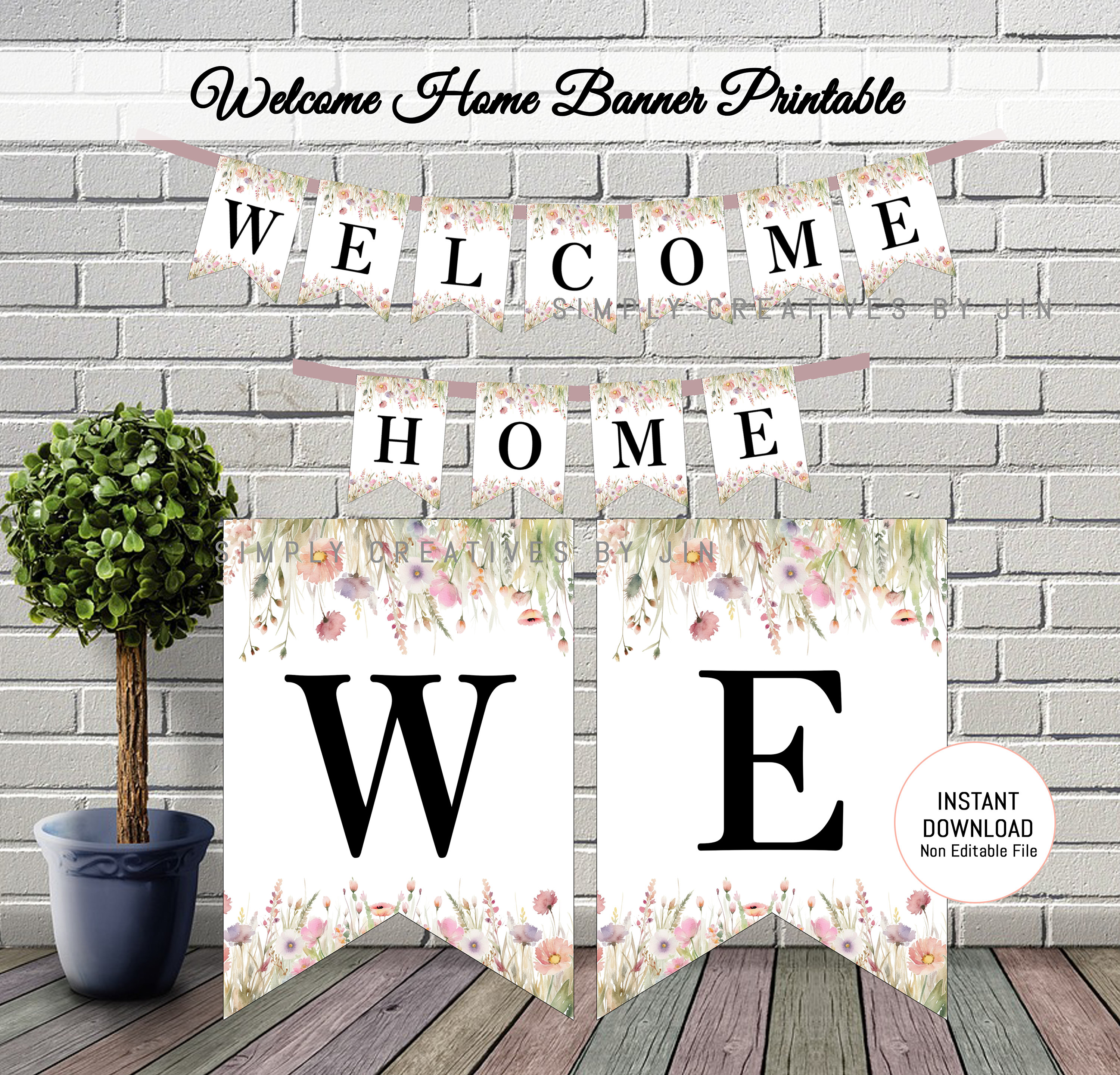 Welcome Home Banner | Printable Welcome Home Banner | Printable Banner ...