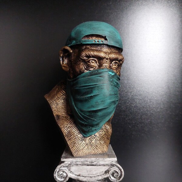 Monkey Bust - Etsy