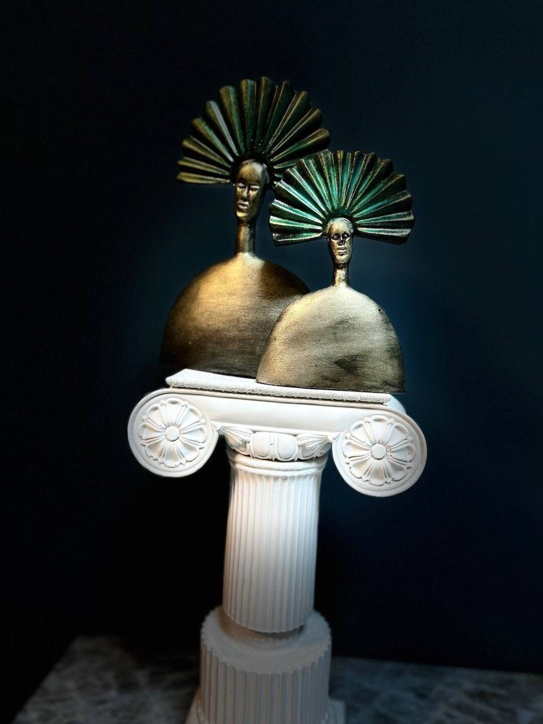 Unique Artwork Sun Head , Best Statue for Home , Handmade Resin ...