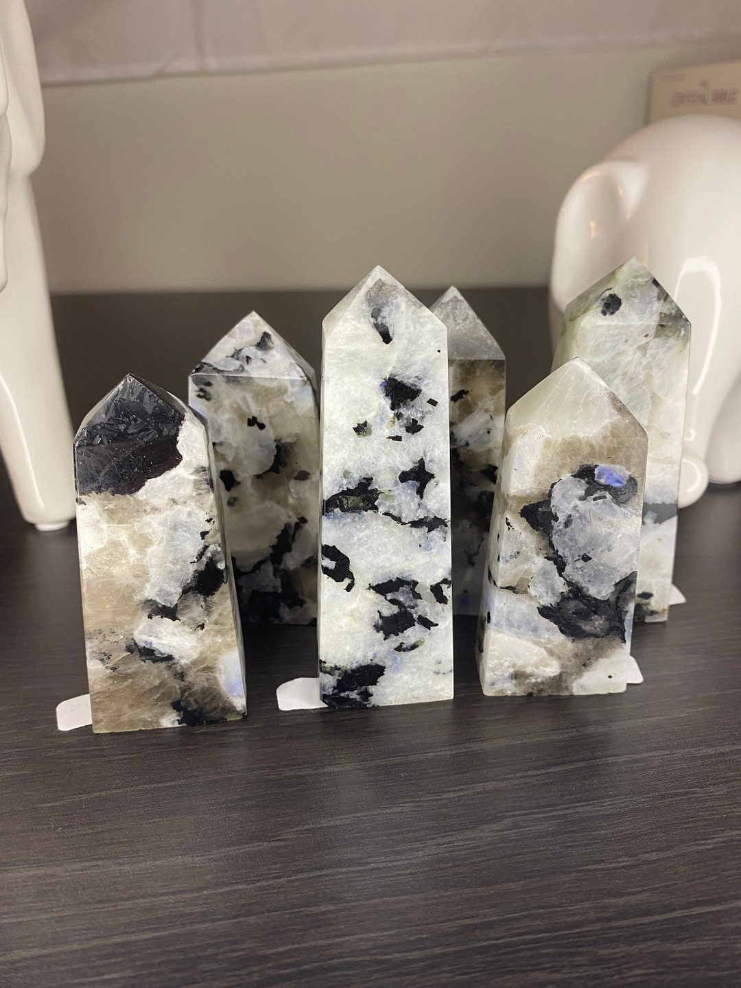 Rainbow Moonstone Towers - Etsy