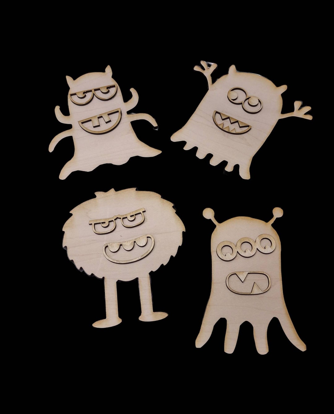 Monster Diy Wooden Craft Kit, Diy Paint Kit for Kids, Gifts for Kids ...